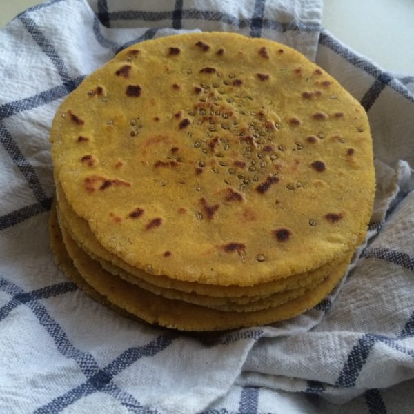 Ajwaini Makki Ki Roti (Maize Flour flatbread With Carom Seeds) – Pepkitchen