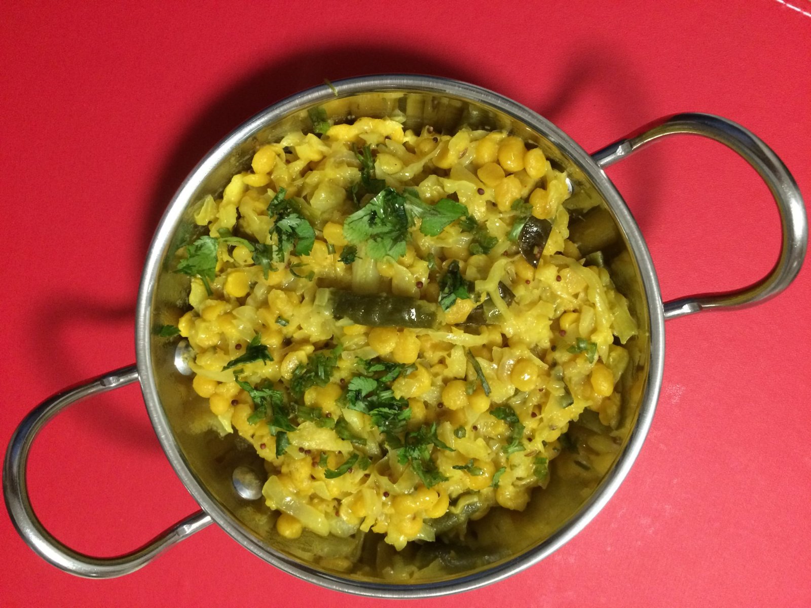 Cabbage Chana Dal Subji – Pepkitchen