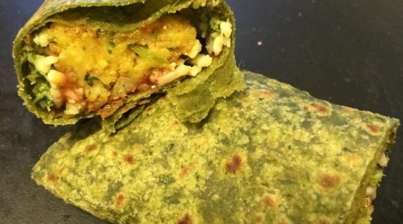 Palak Aloo Paneer Rolls Wraps – Pepkitchen