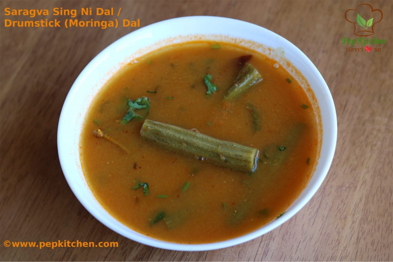 Saragva Sing Ni Dal / Drumstick (Moringa) Dal – Pepkitchen