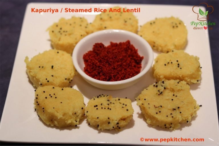 Kapuriya / Steamed Rice And Lentil – Pepkitchen