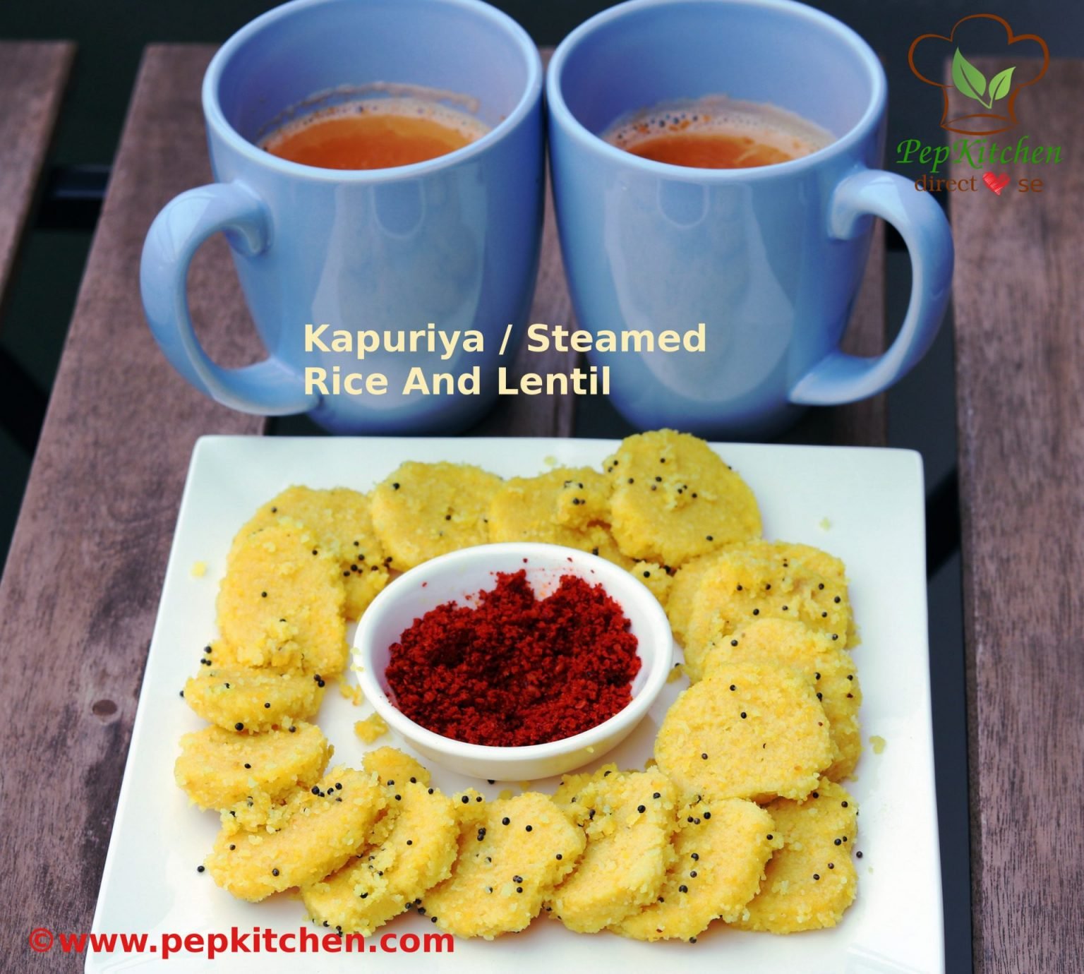 Kapuriya / Steamed Rice And Lentil – Pepkitchen