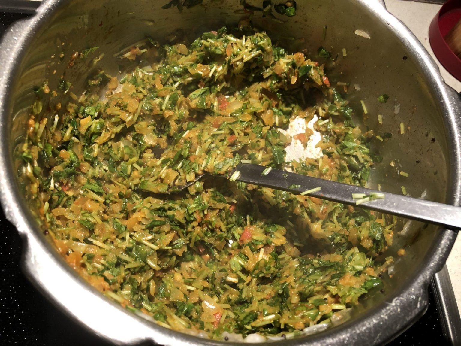Snow Pea Sprout Curry – Pepkitchen