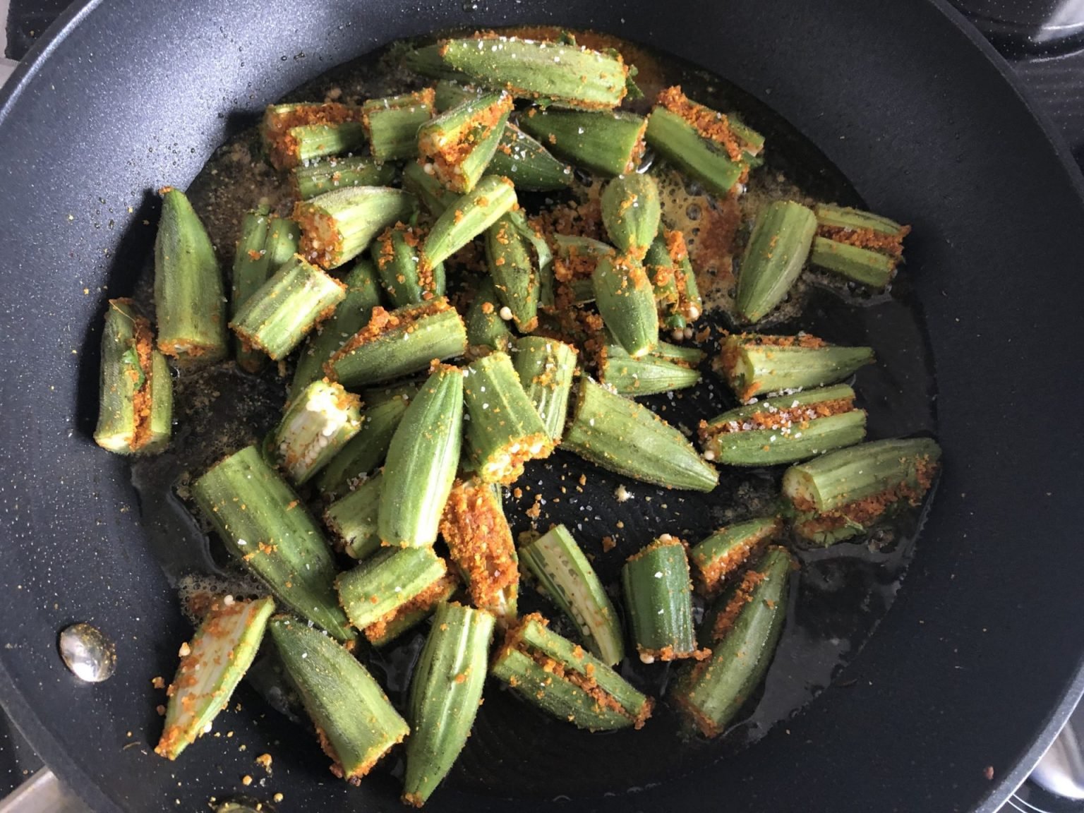 Bharela Bhinda / Bharwaan Bhindi / Stuffed Okra – Pepkitchen