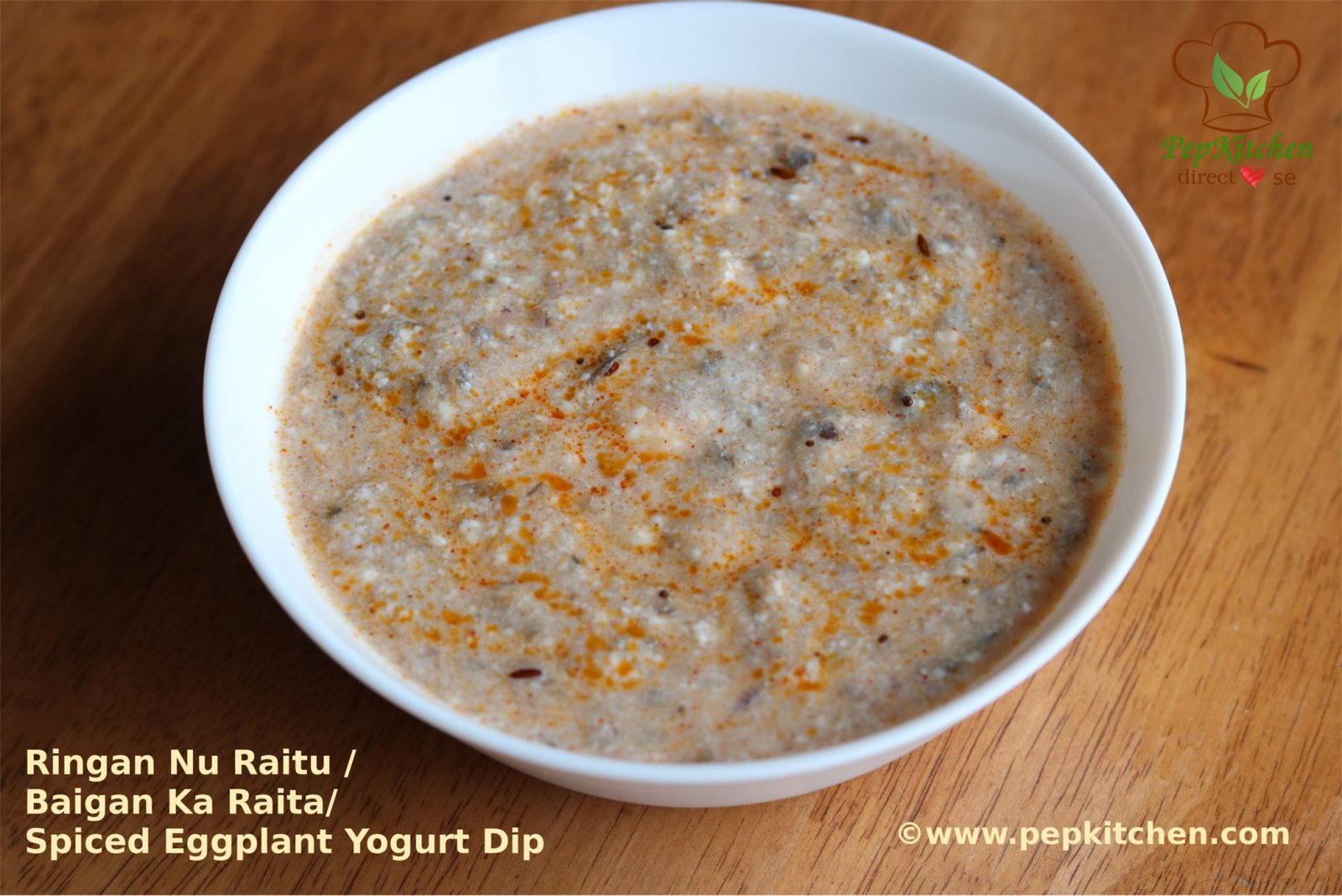 Ringan Nu Raitu / Baigan Ka Raita/ Spiced Eggplant Yogurt Dip – Pepkitchen