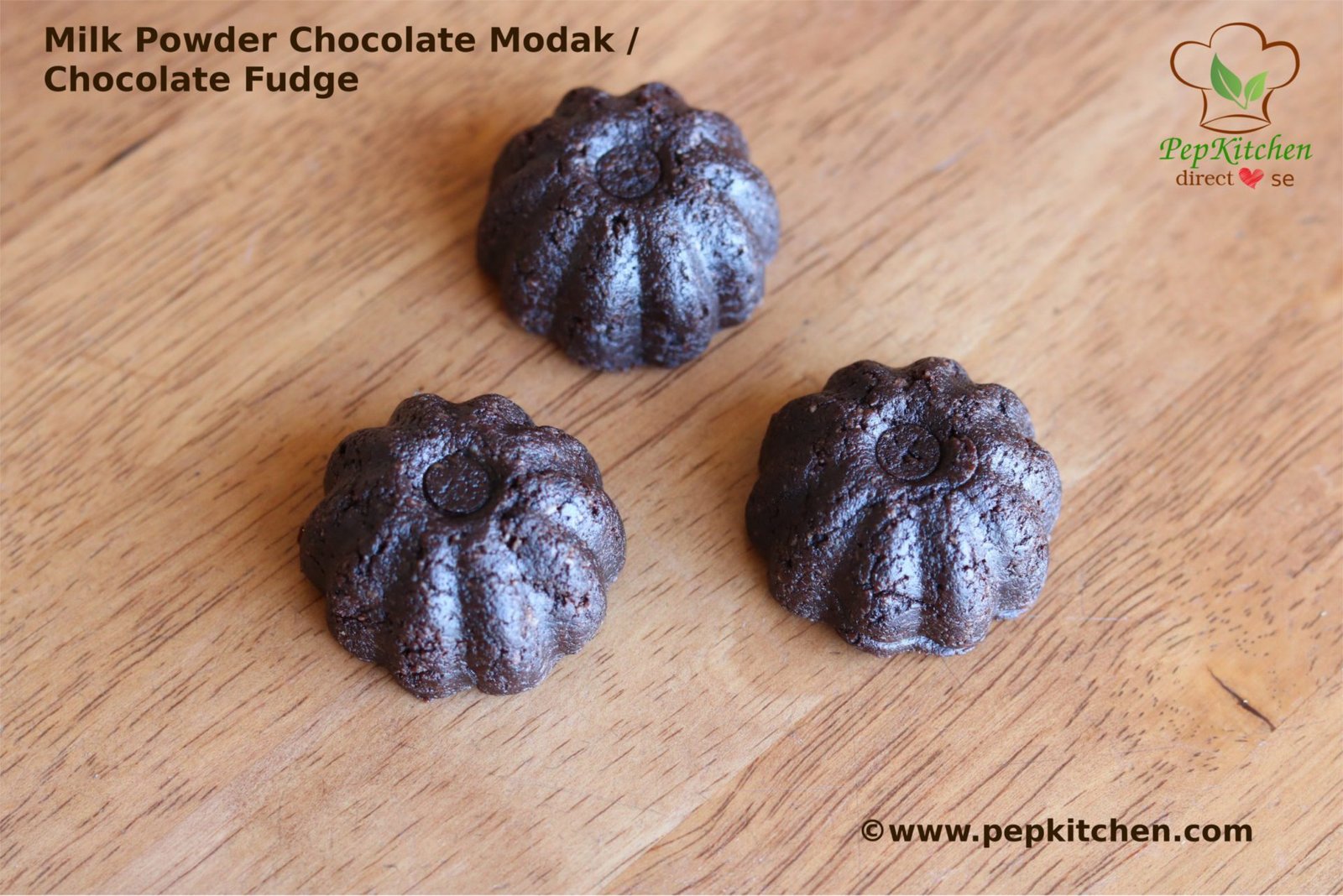 Milk Powder Chocolate Modak /Chocolate Fudge – Pepkitchen