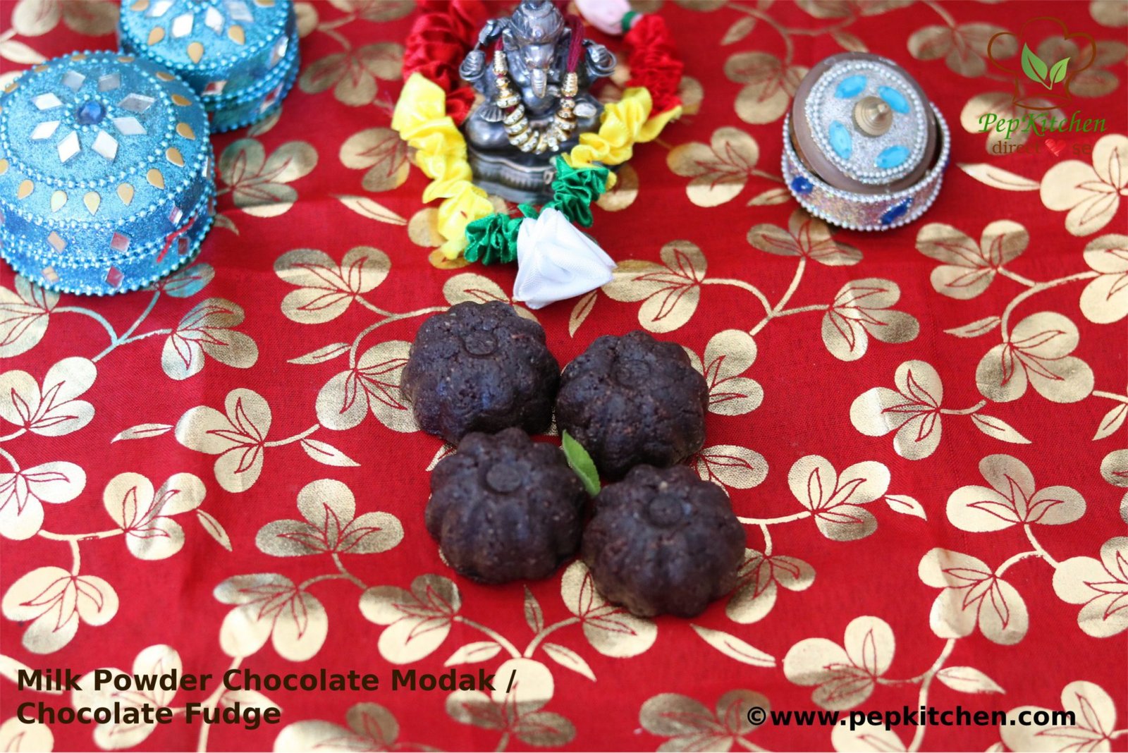 Milk Powder Chocolate Modak /Chocolate Fudge – Pepkitchen