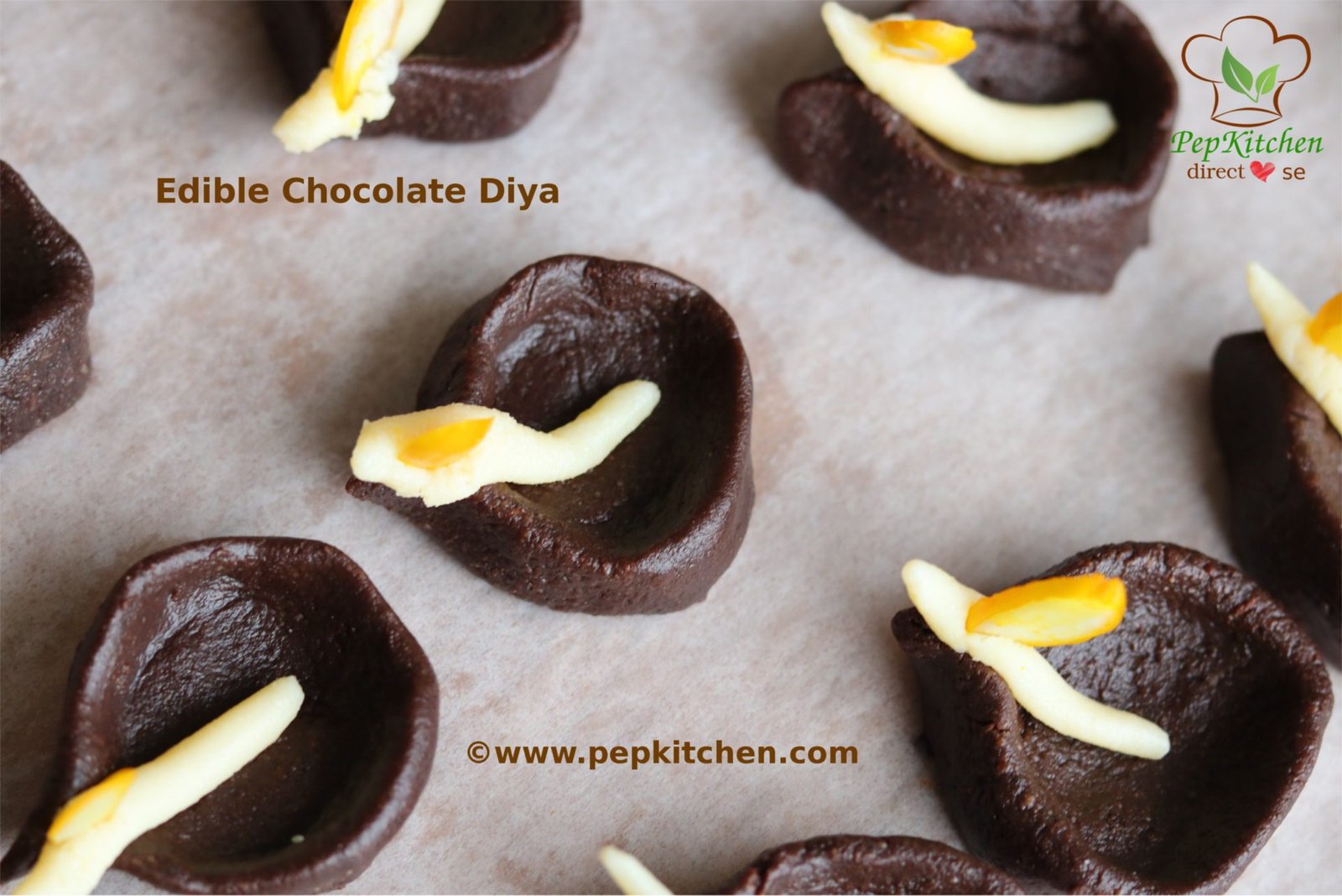 Edible Chocolate Diya – Pepkitchen